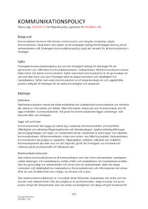 Kommunikation | DokuMera