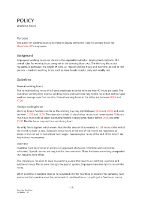 Arbetstid | DokuMera