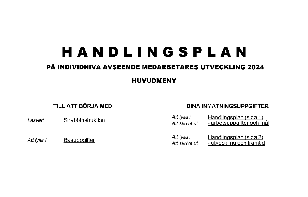 Individuell handlingsplan | DokuMera